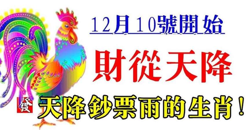 12月10號開始財從天降，天降鈔票雨的生肖 - sb123 | FUN01 創作分享