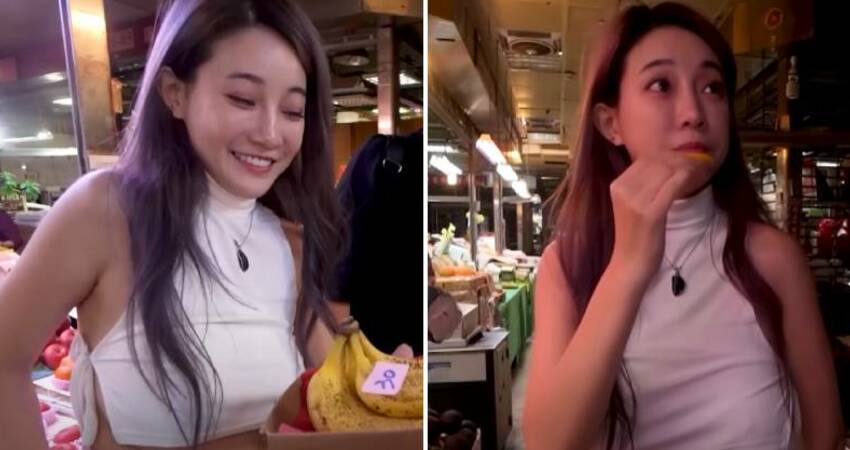 台北女神無罩菜市場「晃出南半球」 78萬人搶看！身份被起底 - Qoo | FUN01 創作分享