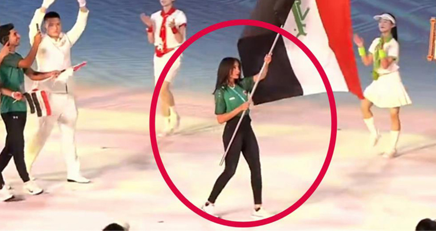 影／世大運23歲掌旗手美到爆紅！「仙氣正面照」曝光 - Qoo | FUN01 創作分享