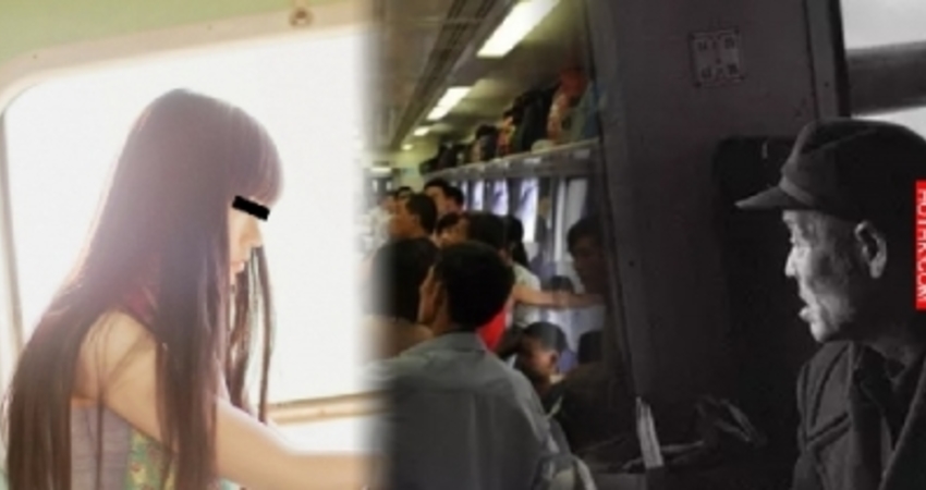 震驚!!!一個20歲女孩居然在火車上做出這種事，知道理由後讓所有人羞愧不已... ... - Funfun | FUN01 創作分享