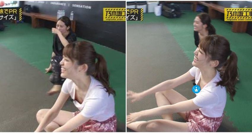 馬尾正妹穿白T恤運動領口好寬鬆？ 一個不小心....網友：心動了 - Funfun | FUN01 創作分享