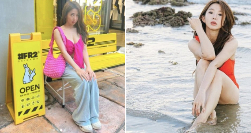 台灣火辣女星驚現沖繩！零偽裝「蹲下露出超邪惡視角」4萬人暴動 - zx | FUN01 創作分享